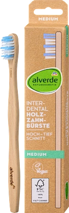 alverde NATURKOSMETIK
Drvena četkica za zube, 1 kom