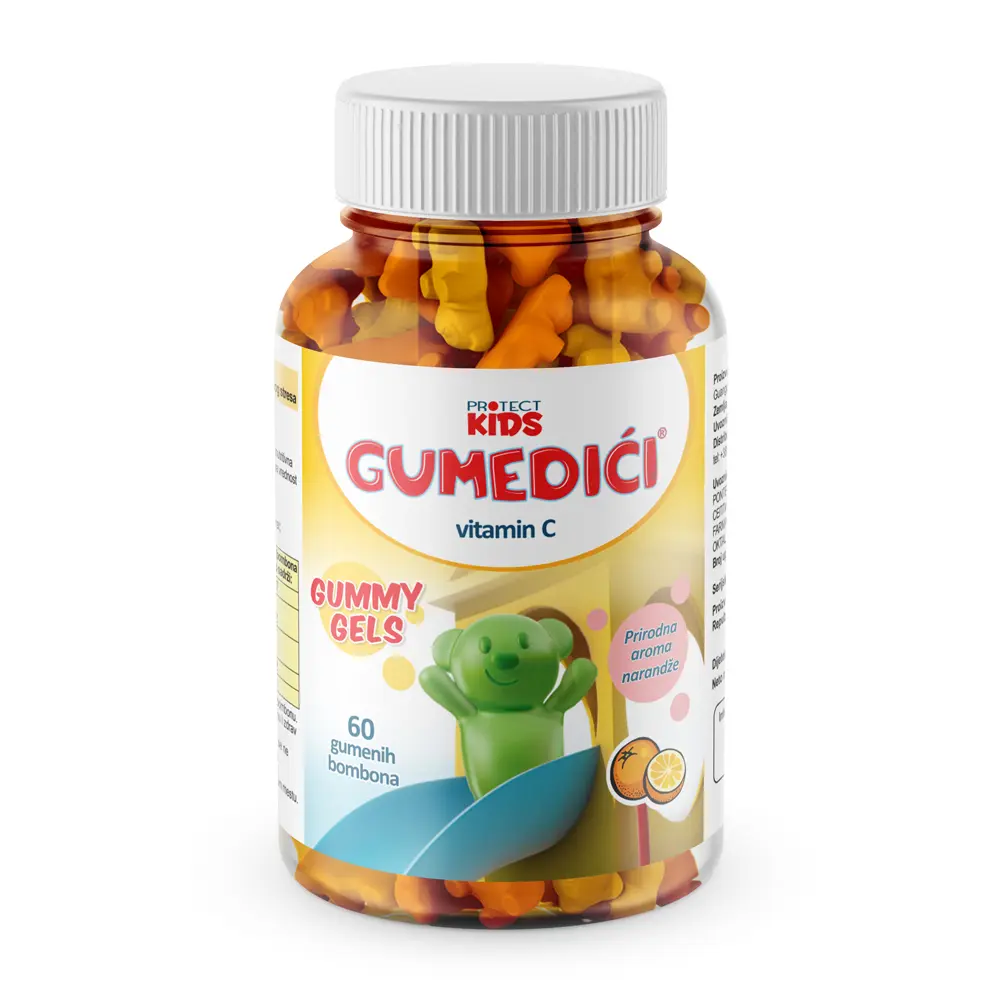 Gumedići Vitamin C Protect Kids, 60 gumenih bombona