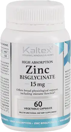 Kaltex
Zinc BISGLYCINATE, 60 kom
Dodatak ishrani