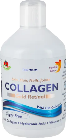 Swedish Nutra
PREMIUM COLLAGEN Gold Retinol tečni dodatak ishrani, sa zaslađivačima, 500 ml
Dodatak ishrani