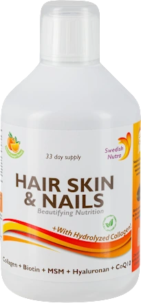 Swedish Nutra
HAIR SKIN & NAILS Beautifying Nutrition tečni dodatak ishrani, sa šećerom i zaslađivačima, 500 ml
Dodatak ishrani