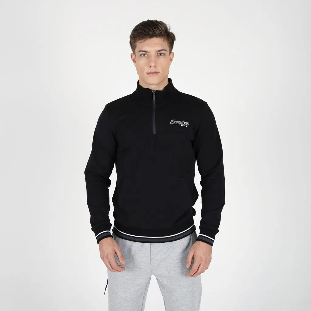 Lotto Muški duks Principale half zip, Crni