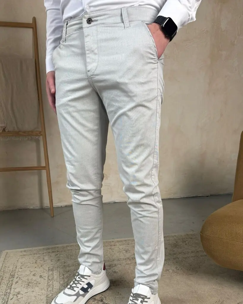 Squareonline Muške pantalone, Sive
