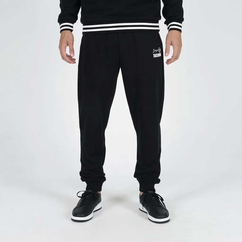 Sergio Tacchini Muški donji deo trenerke Jack, Crni