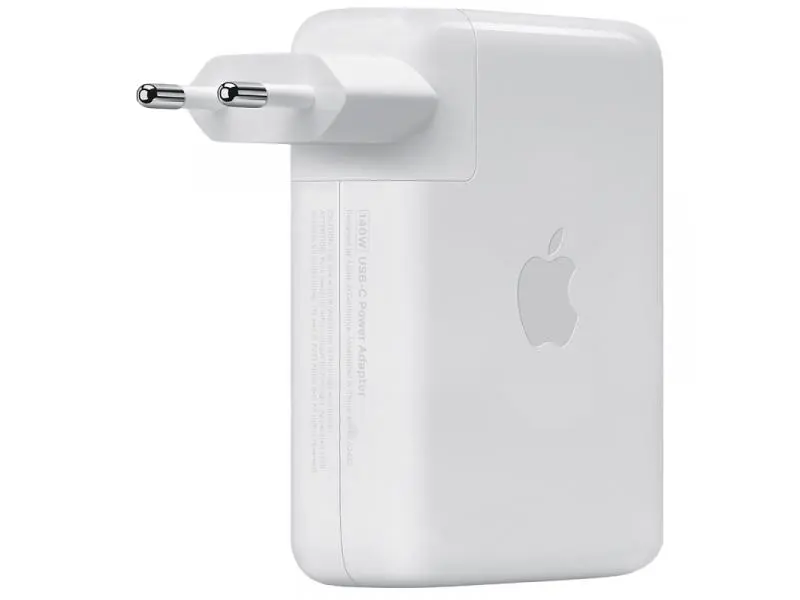 APPLE MLYU3ZM/A Power Adapter, USB-C, 140W, Beli