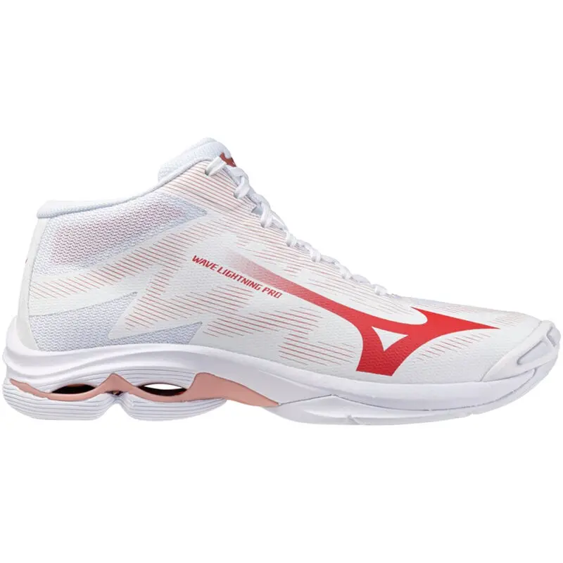 Mizuno Ženske patike Wave Lightning Pro Mid, Bele