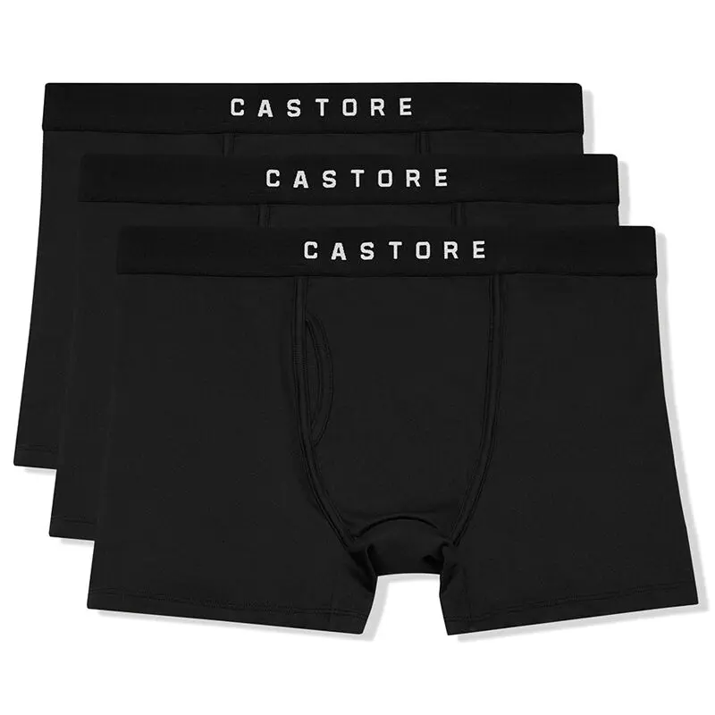 Castore Muške bokserice, 3 komada, Crne
