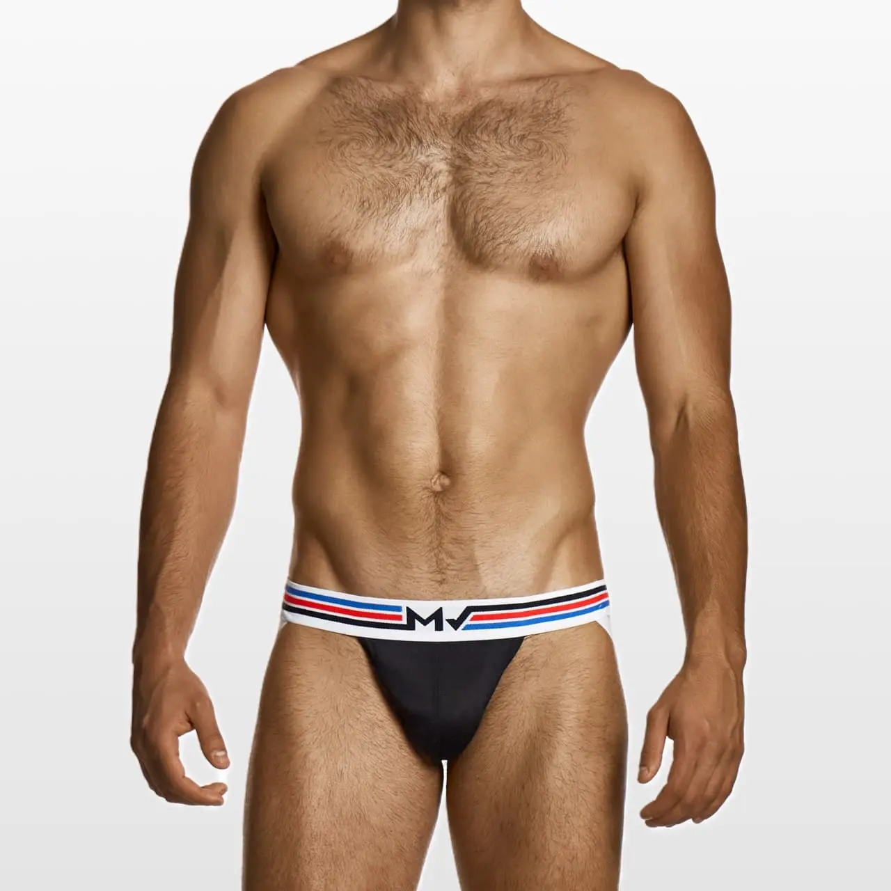 Modus Vivendi Muški jockstrap s efektom „druge kože", Crni