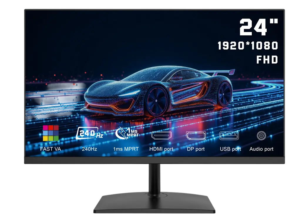 Gaming Monitor 24" 240Hz 1ms Quantum OI24DA FreeSync