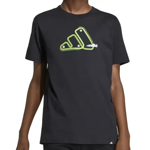 Adidas Majica za dečake J Moto 1, Crna