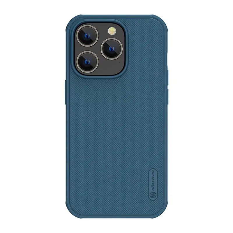 Maska Nillkin Super Frosted Shield Pro za iPhone 15 Pro plava