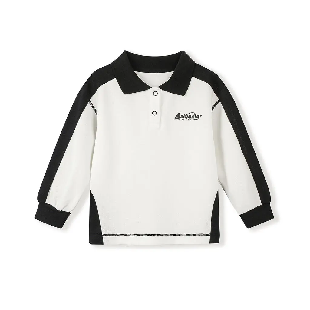 Ask Junior Duks sa polo kragnom za dečake, Beli