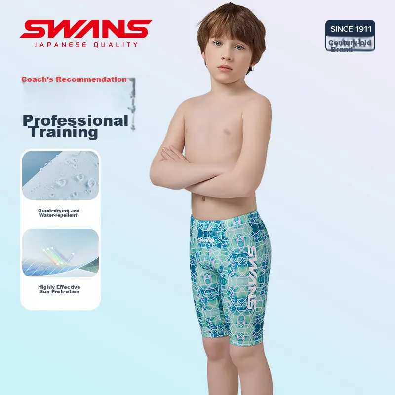 Swans Kupaći kostim za dečake, Svetlozeleni