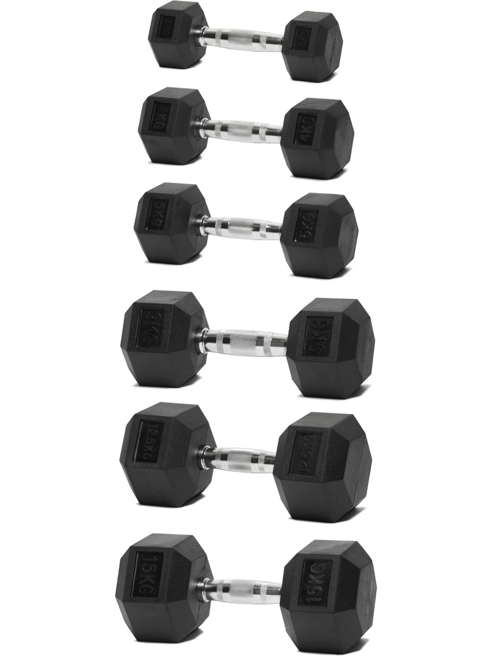 Gumeni tegovi HEX Pro - 22.5 kg
