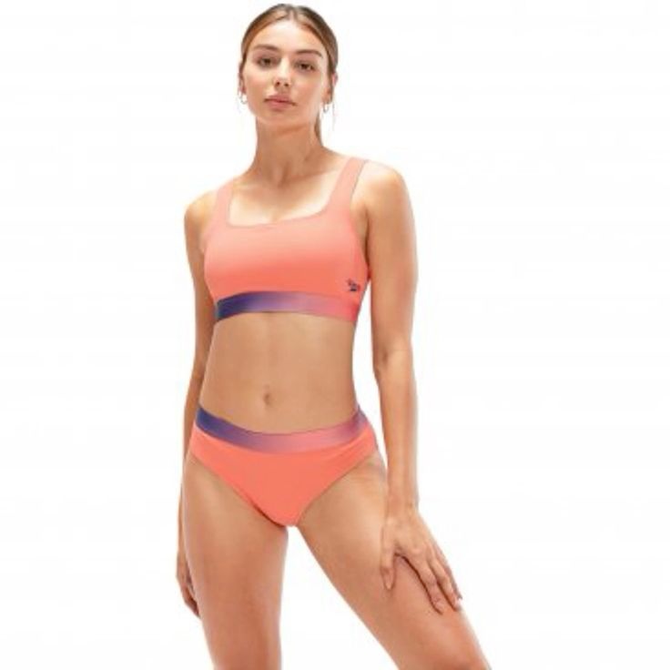 Ženski kupaci kostim Dvodelni kupaći kostim Speedo Textd Deep Af
