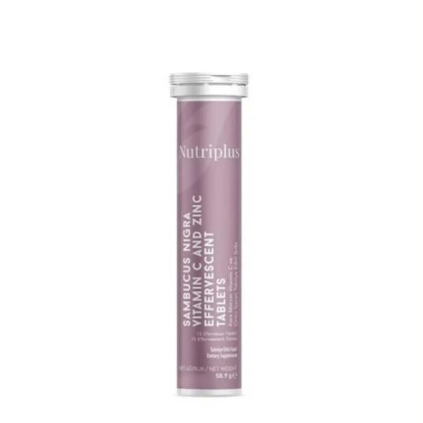 Nutriplus Sambucus Nigra+Vitamin C+Zinc,15 šumećih tableta