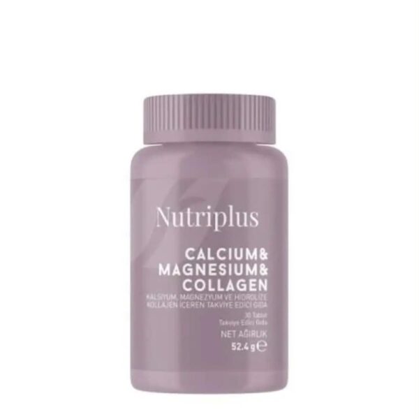 Nutriplus Calcium & Magnesium & Collagen, 30 tableta