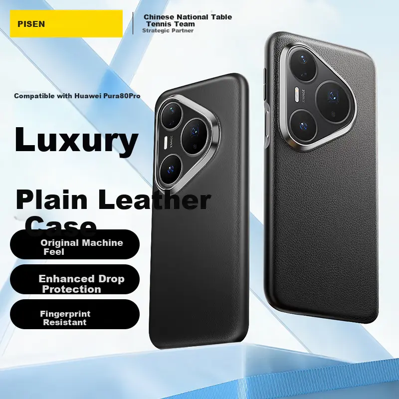 Pisen Maska za mobilni telefon Huawei Pura 80 Pro / Huawei Pura 80 Pro+, Crna