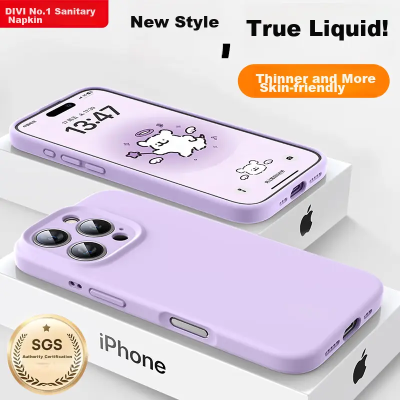 Divi Maska za mobilni telefon iPhone 16 Pro, Ljubičasta