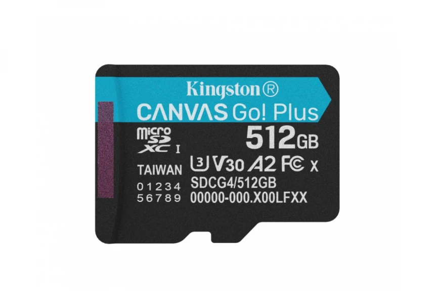 Memorije kartice KINGSTON SDCG4/512GBSP/Canvas Go! Plus/microSD/200/160MB/s