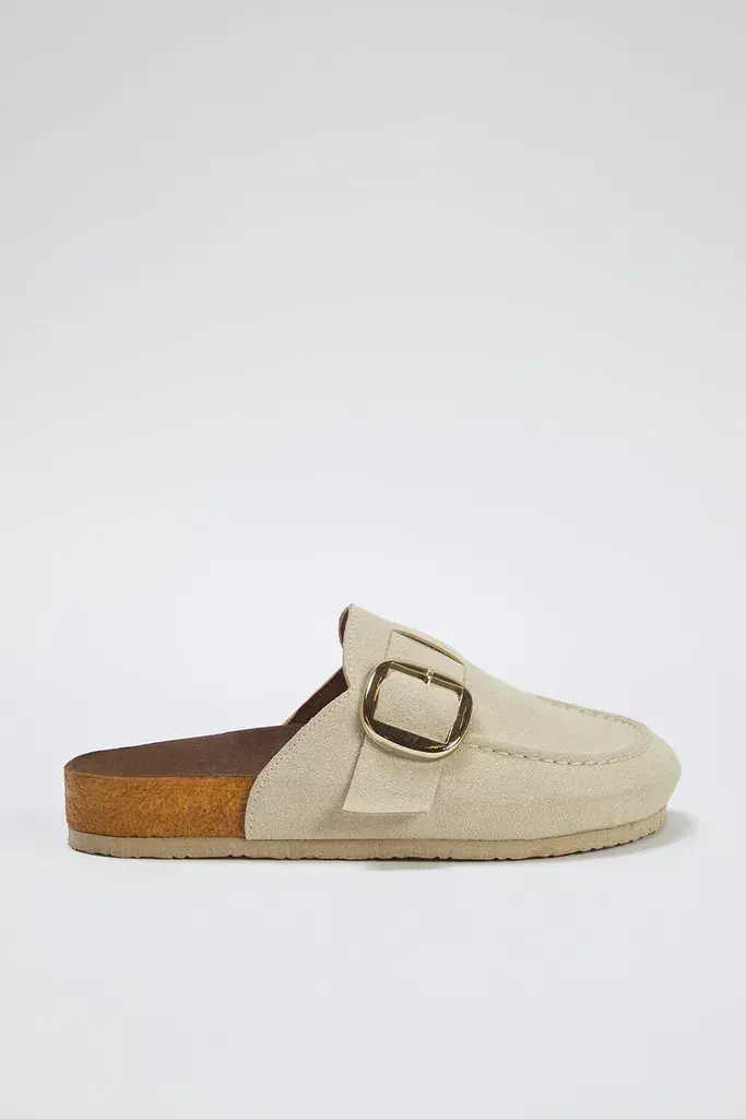Trendyol Shoes Ženske papuče Takss25Te00000, Bež