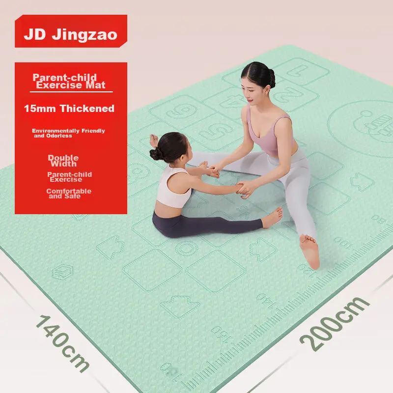 JD Original Prostirka za jogu, 200x140cm, Zelena
