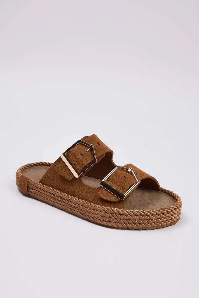 Trendyol Shoes Ženske sandale Takss25Sd00073, Smeđe