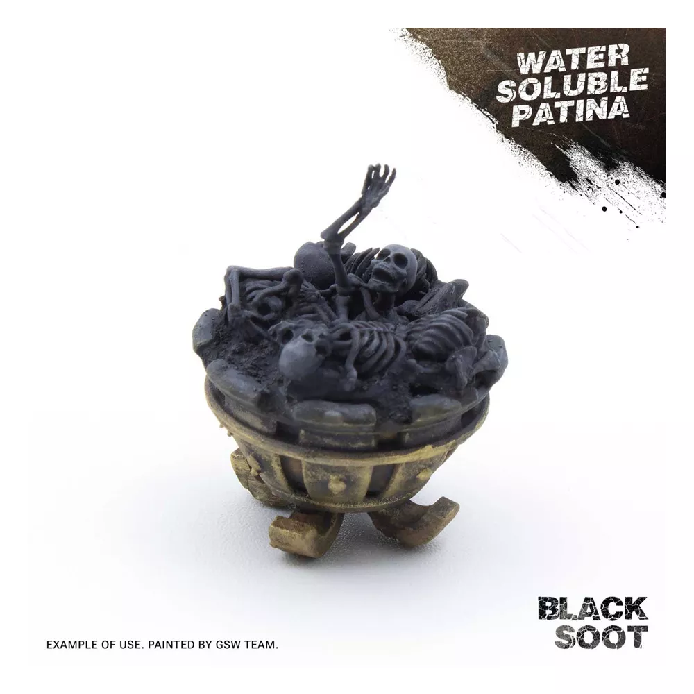 Water Soluble Patina 60ml - Black Soot