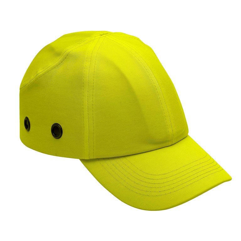 Šilt kapa sa unutrašnjom zaštitom od udaraca Hi-Viz žuta