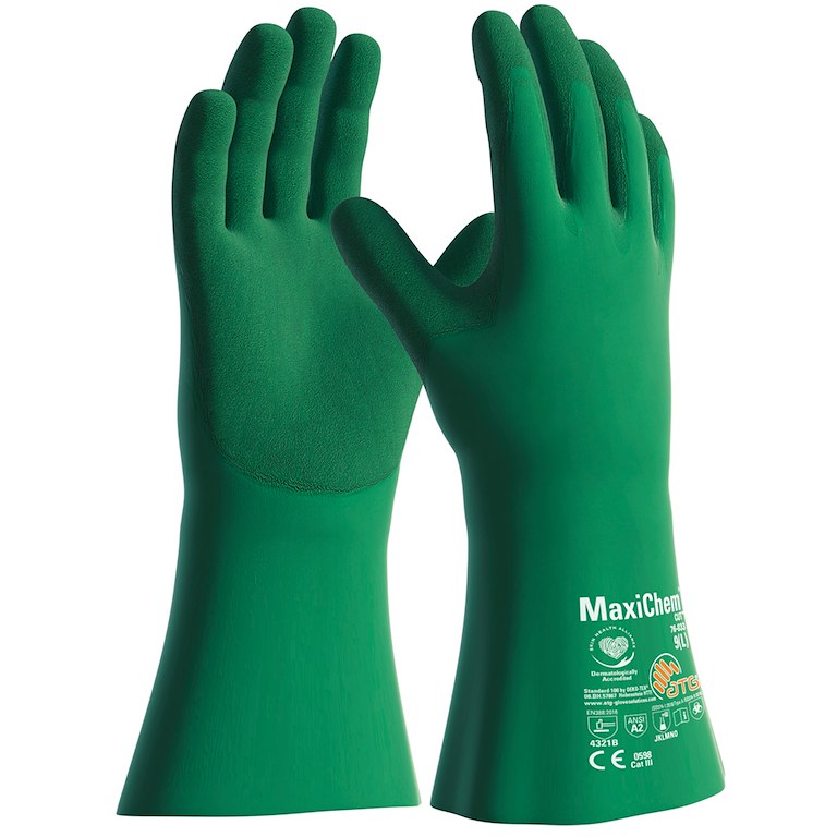 ATG MaxiChem Cut zelena zaštitna rukavica 35 cm