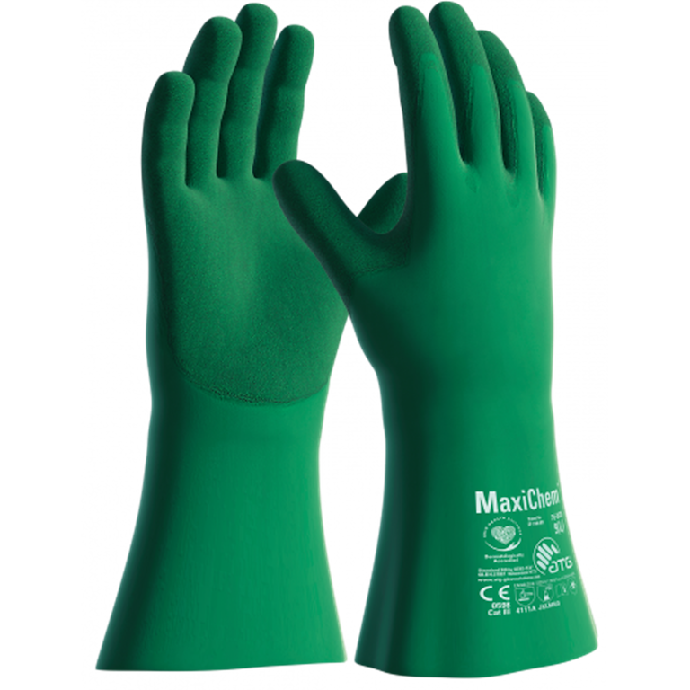 ATG MaxiChem duga zelena zaštitna rukavica 35 cm