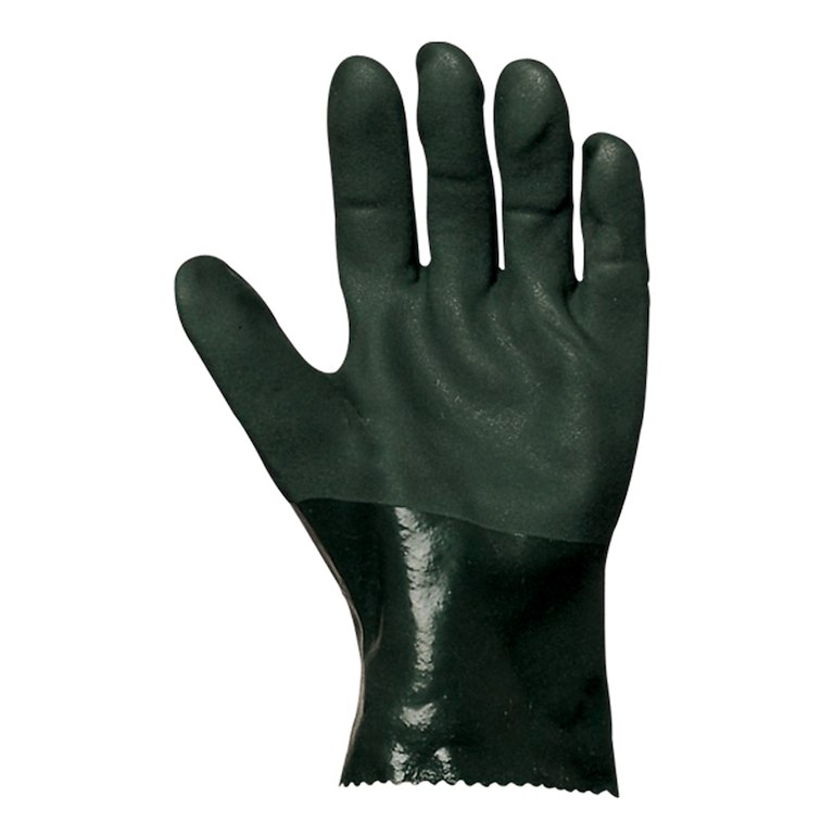 PVC rukavica 27 cm zelena veličina 10