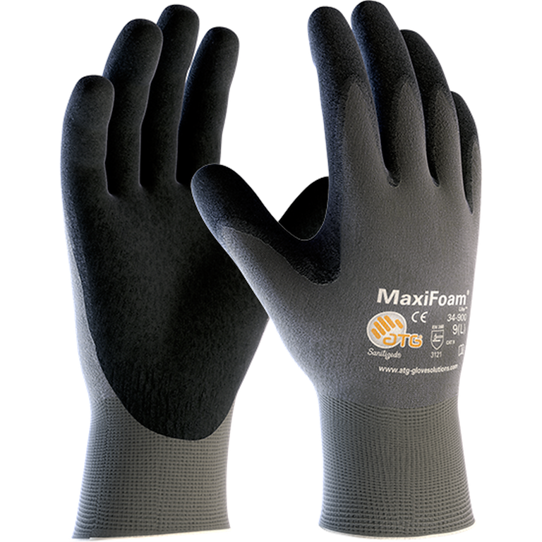 ATG MaxiFoam radna rukavica sivo-crna