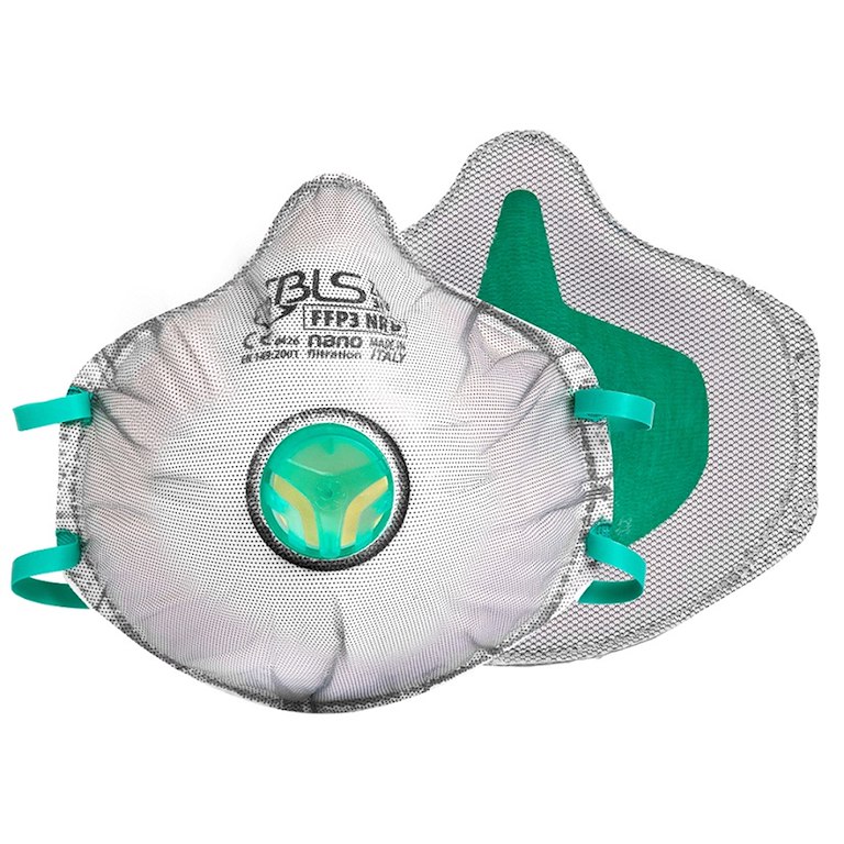 Respirator FFP3 ZERO sa ventilom i aktivnim ugljem