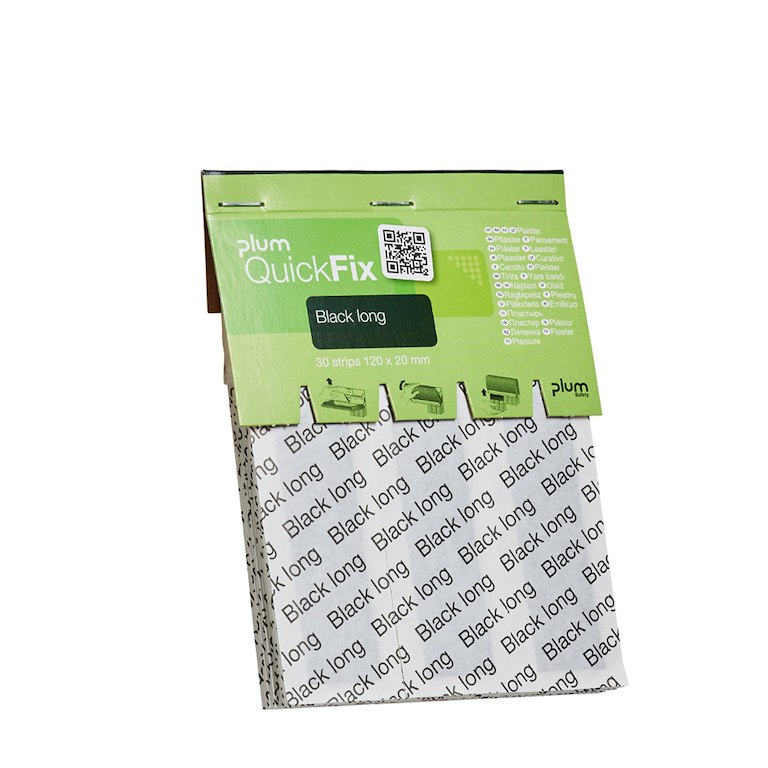 QuickFix dopuna sa 30 dugih crnih flastera