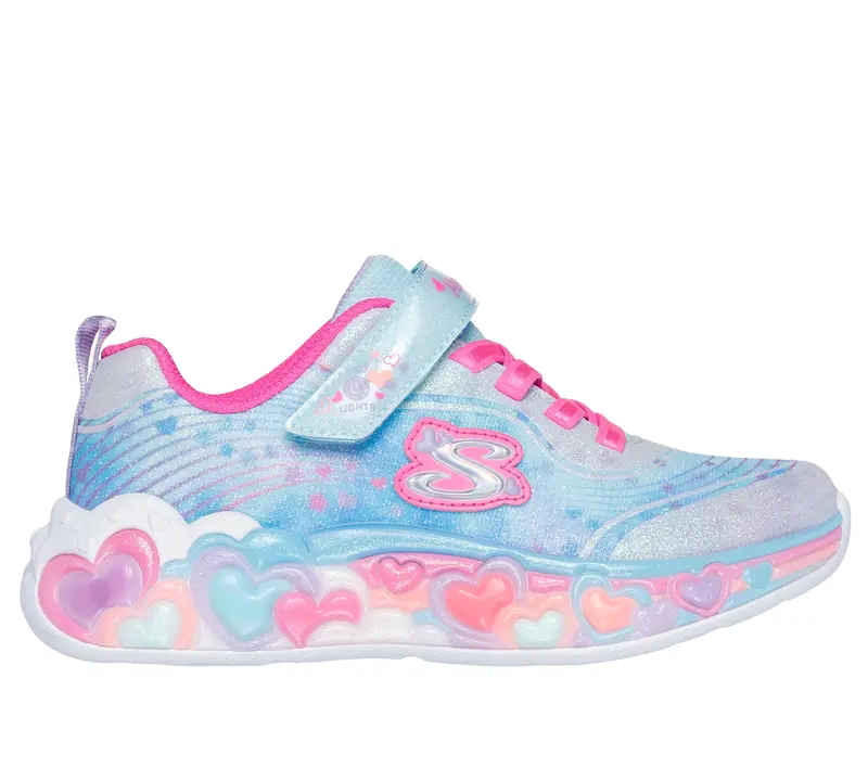 Skechers Patike za devojčice Eternal Heart Lights, Šarene