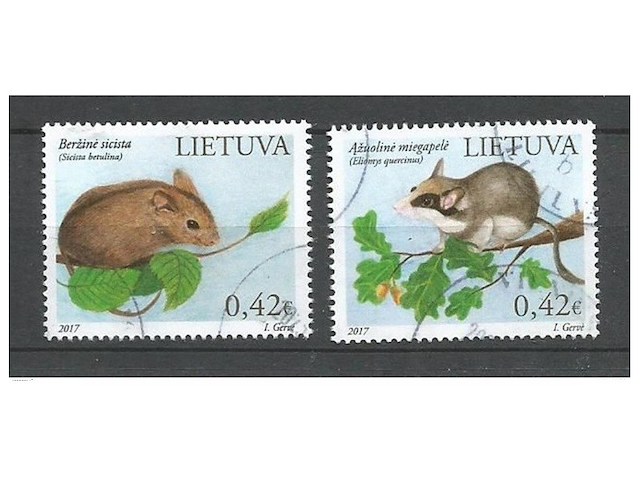 cf LITVANIJA 2017 Fauna,zig.