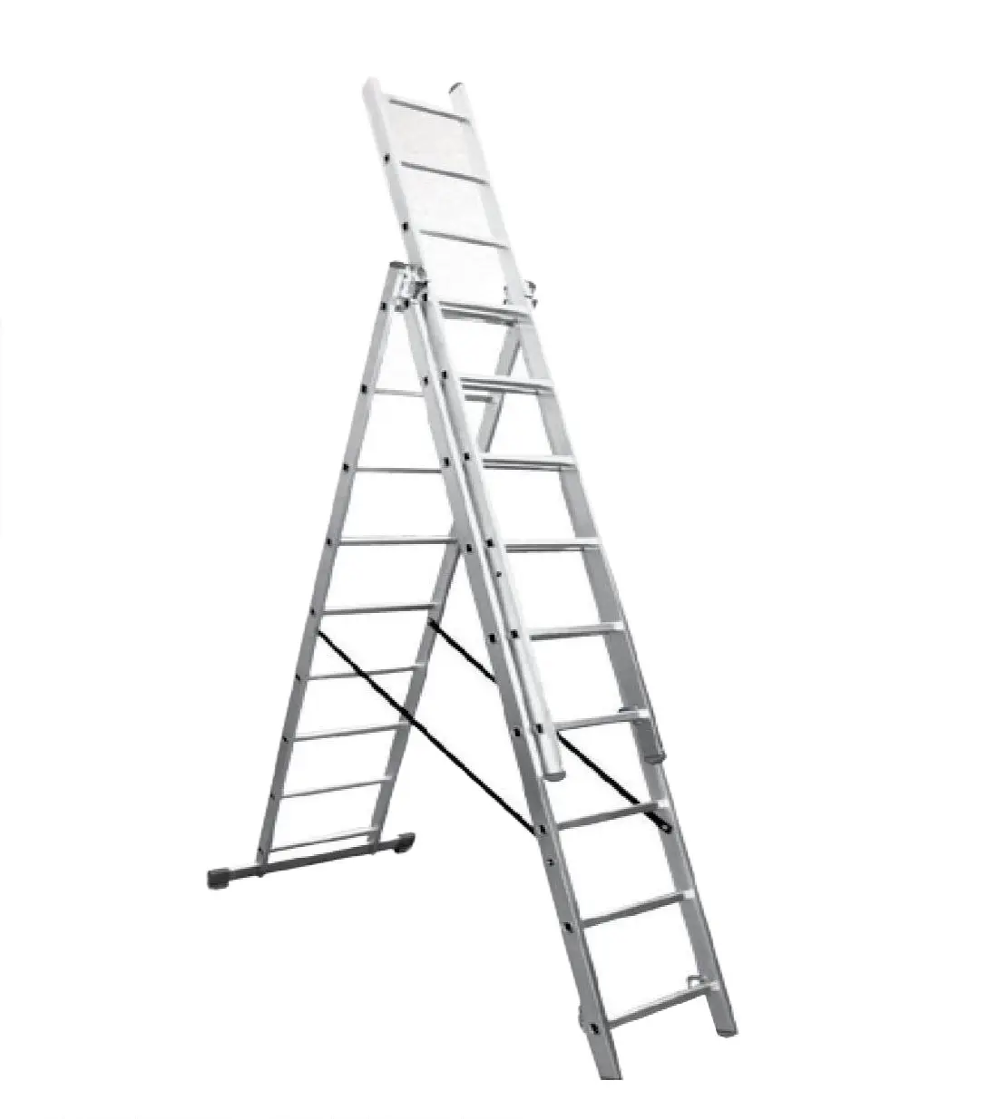 Drabest Merdevine, Aluminijumske, Trodelne, 3x11 stepenika