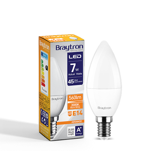 BA09-00710 LED SIJALICA 7W E14 C37 3000K