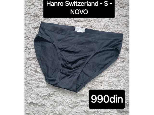 Hanro Switzerland muške gaće donji veš S - NOVO