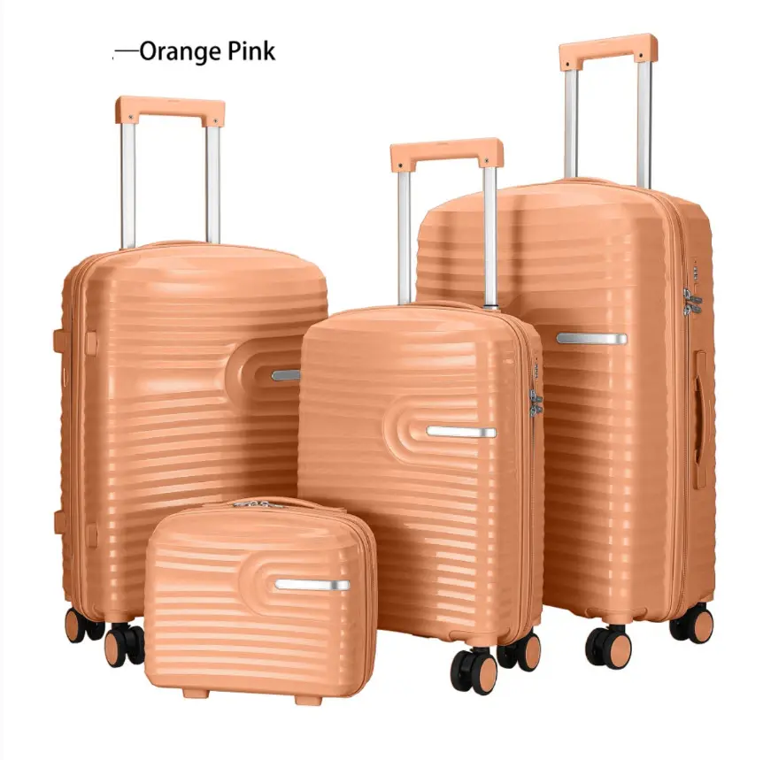 PROLINETECH Set putničkih kofera 4/1 PLT/KS-OPNK Orange Pink