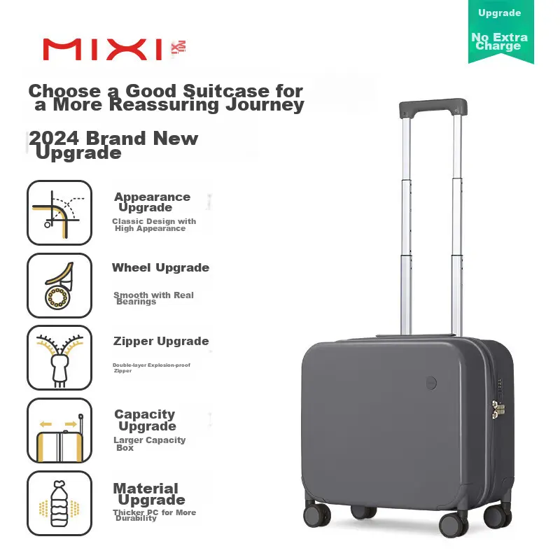 Mixi Kofer, 35.6cm, Sivi