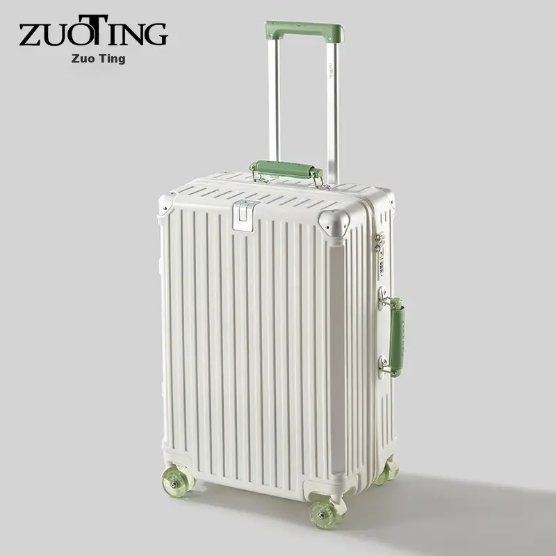 Zuoting Kofer, 50.8 cm, Belo-zeleni