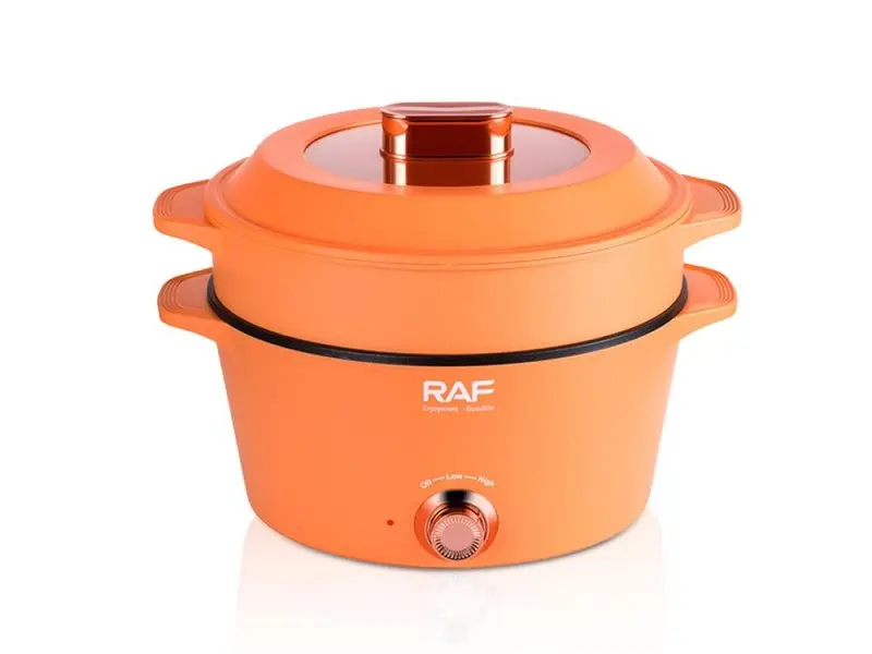 RAF Električni lonac krčko R.5403O, 1300 W, 5 l + 2 l, Narandžasti