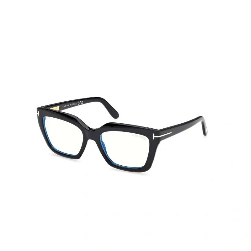 Tom Ford Ženski okvir za dioptrijske naočare Blue block 0FT6093-B 153, Crni