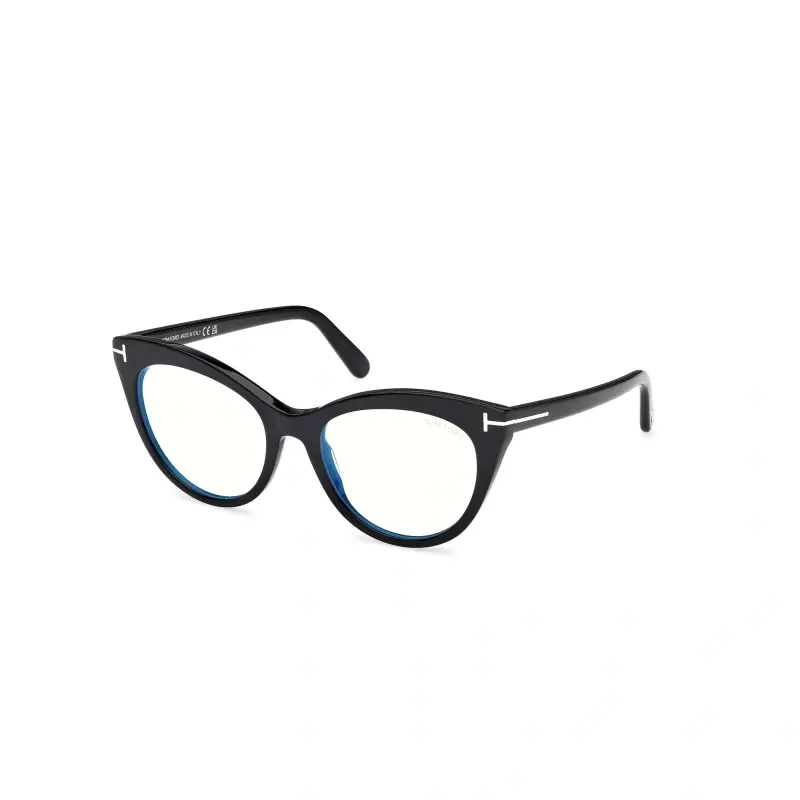 Tom Ford Ženski okvir za dioptrijske naočare Blue block 0FT6091-B 153, Crni
