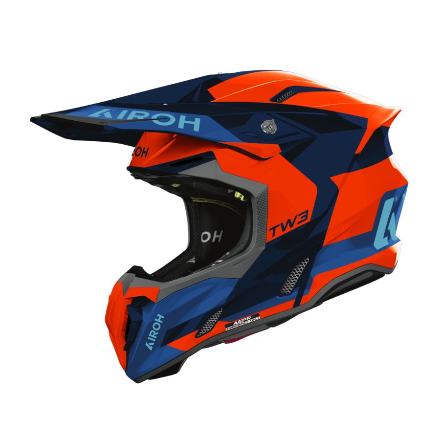 Kaciga Airoh Twist 3 Fancy Blue Orange