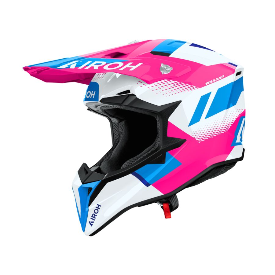 Kaciga Airoh Wraaap Vision Pink