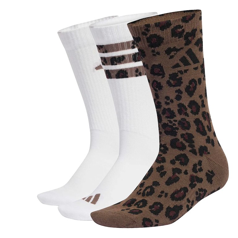 Adidas Čarape Leo Sock 3P KC5735, Braon-bele