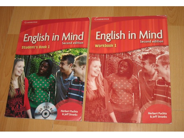 ENGLISH IN MIND 1 SECOND ed. UDZBENIK + RADNA SVESKA+CD